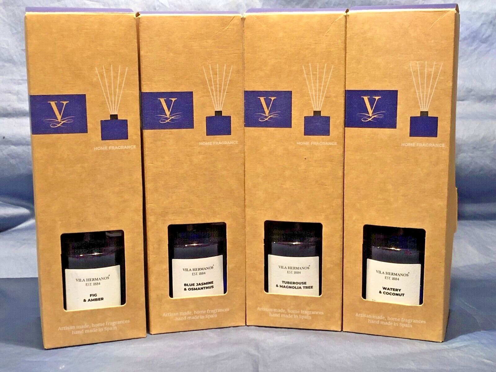 VILA HERMANOS~Fig~Amber~Blue Jasmine & Osmanthus~Coconut~ROOM DIFFUSER ...