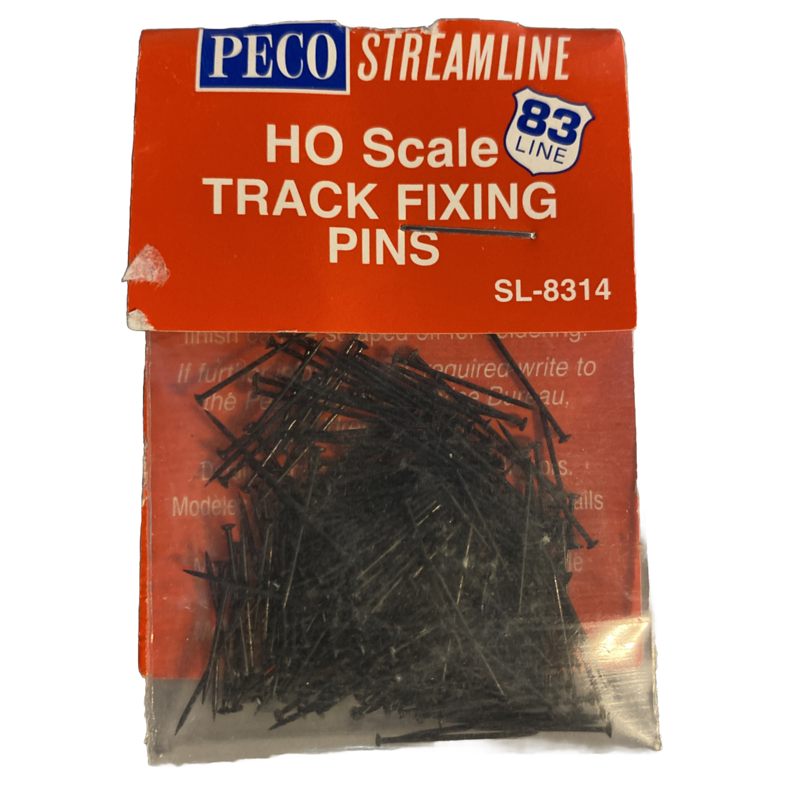 PECO STREAMLINE SL-8314 TRACK FIXING PINS NAILS - HO Scale | eBay