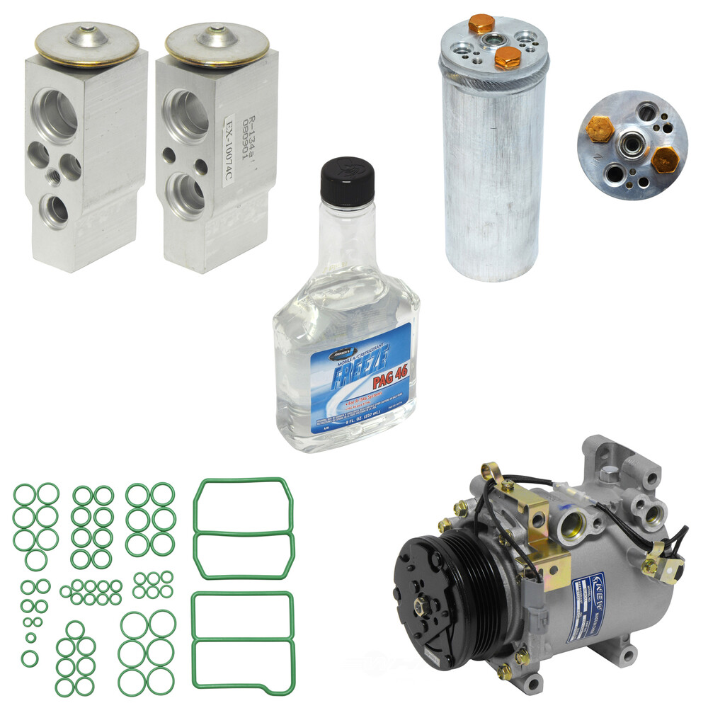 A/C Compressor Kit-DE, VIN: G, Eng Code: 4G64 UAC fits 02-03 Galant 2 ...