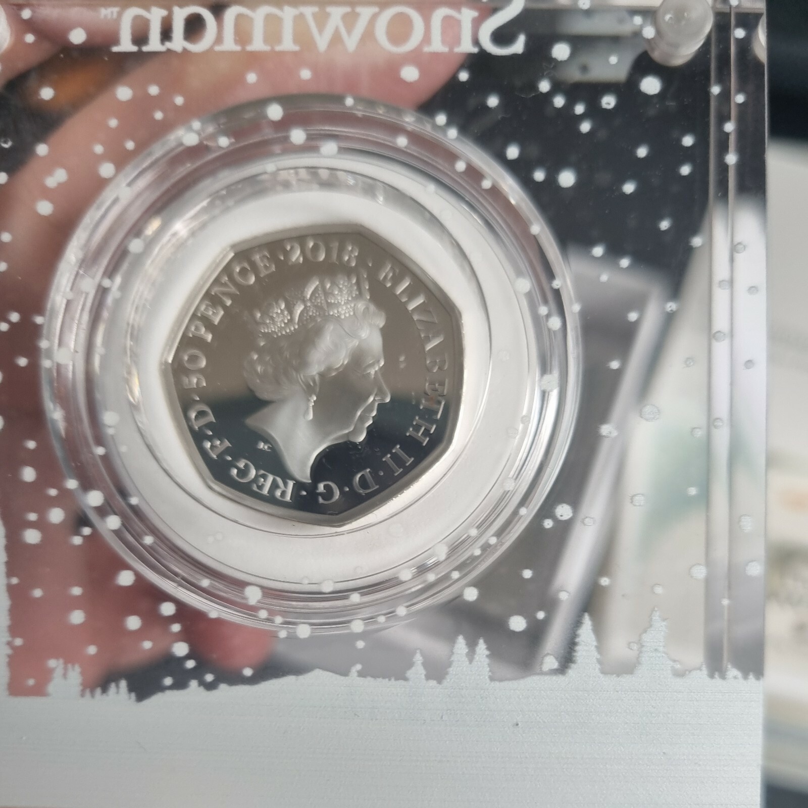 Royal Mint The Snowman 2018 UK 50p Silver Proof Coin Certificate of ...
