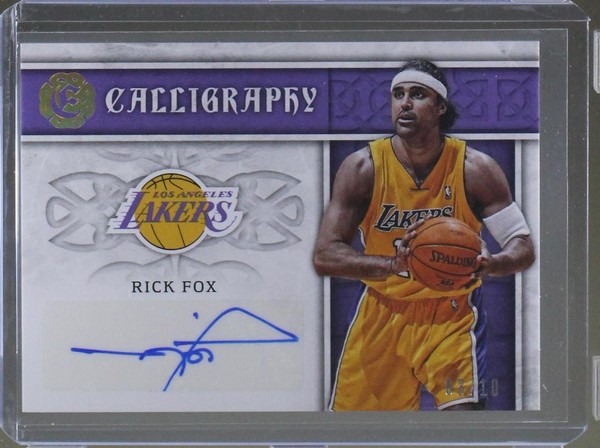 2016-17 Panini Excalibur - Calligraphy Holo Gold #CAL-RF Rick Fox /10 ...
