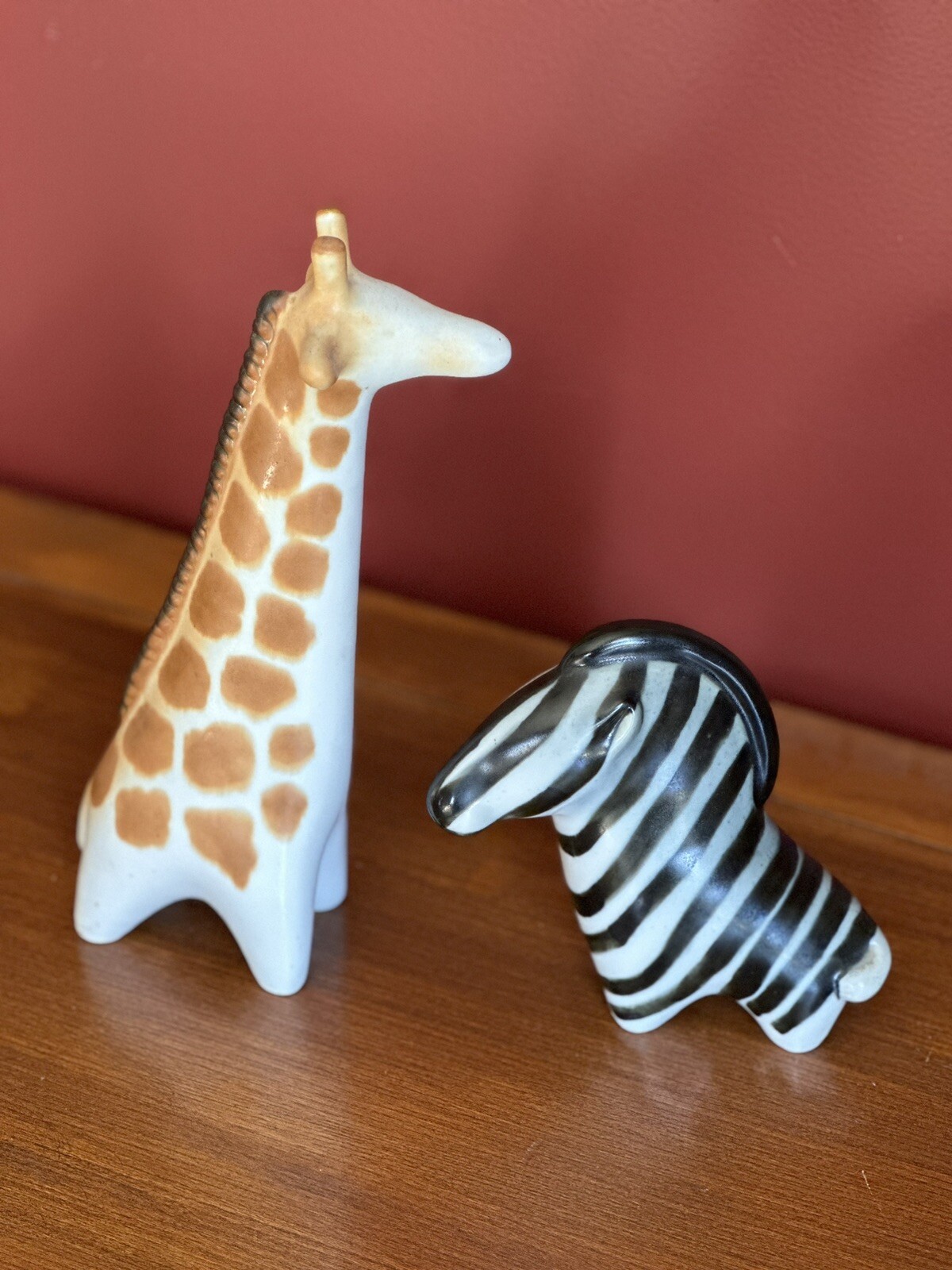 ARABIA Finland Taisto Kaassinen Zebra & Giraffe Mid Century Modern ...
