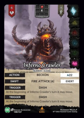 GBoC Genesis Battle of Champions Origins Retail Rare Inferno Crawler ...