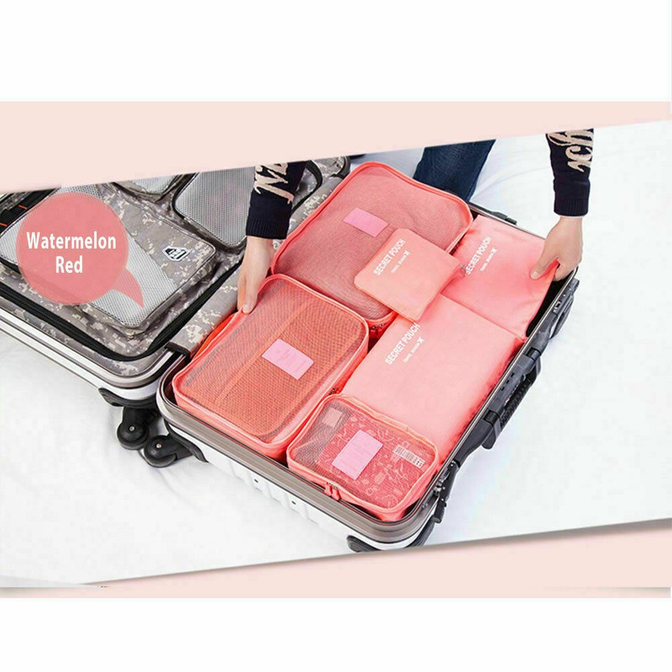 8 Colors Waterproof Clothes Storage Bags Packing Travel Luggage ...