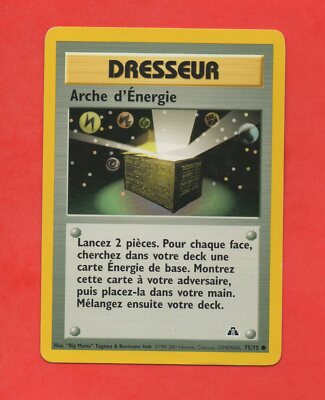 Pokemon Dresseur n° 75/75 - ARCHE D'ENERGIE (A6593) | eBay