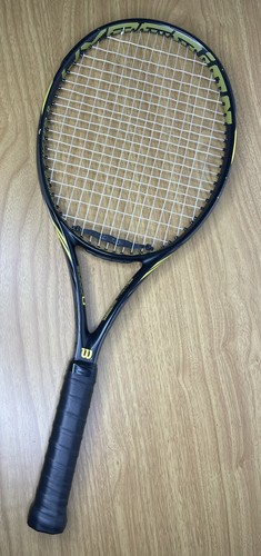 Wilson NCode Power 8 Hyperion Tennis Racquet Racket 4 1/2 NEW Over Grip ...