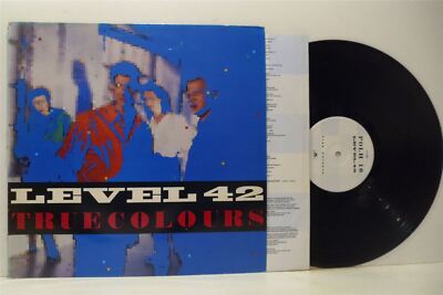 LEVEL 42 true colours LP EX/VG, POLH 10, vinyl, album, with lyric inner ...