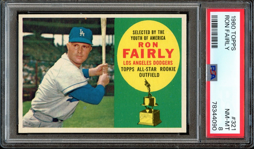 BB - 1960 Topps - #321 - Ron Fairly - PSA 8 - NM-MT | eBay