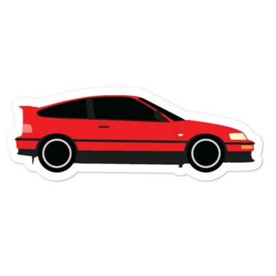 Honda CRX Sticker b16 JDM Tuner Import 90s Japanese Mugen Spoon b18 k24 ...