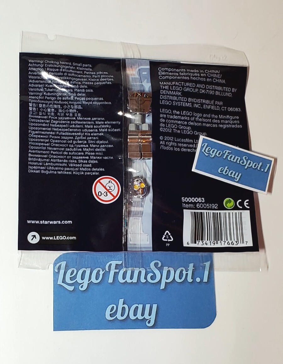 Lego Star Wars TC-14 Protocol Droid Chrome Silver Polybag Minifigure ...