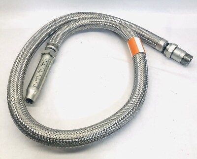 VICTAULIC 72"X½" NPT BRD AH2 HOSE L/BKT STAINLESS STEEL FLEXIBLE ...