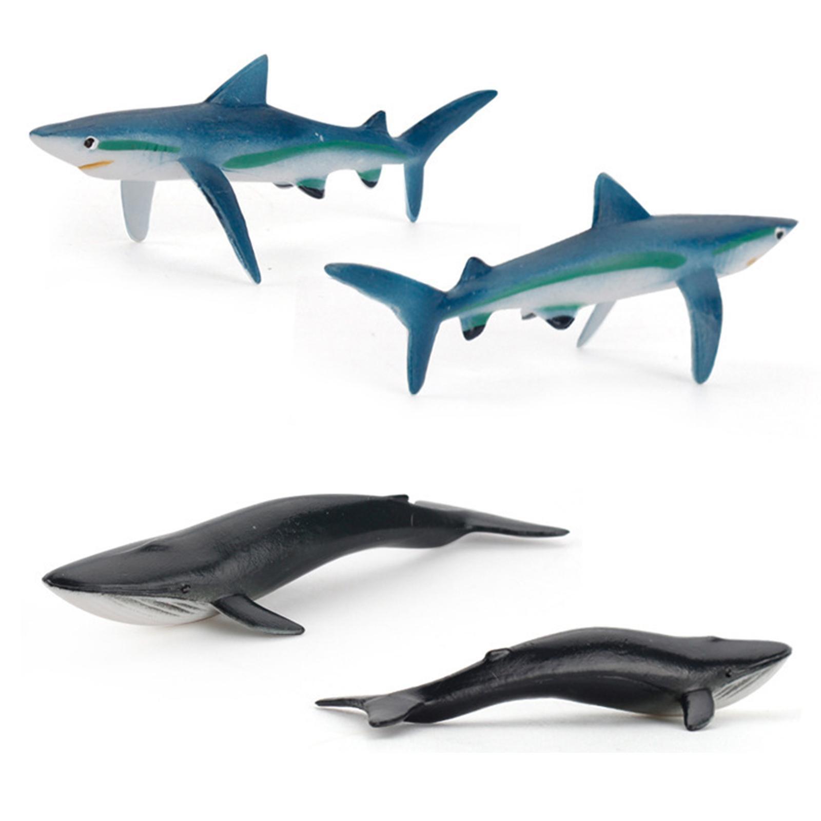 12 Stücke Meerestiere Figuren Meerestiere Mini Kinder Spielzeug Modell ...