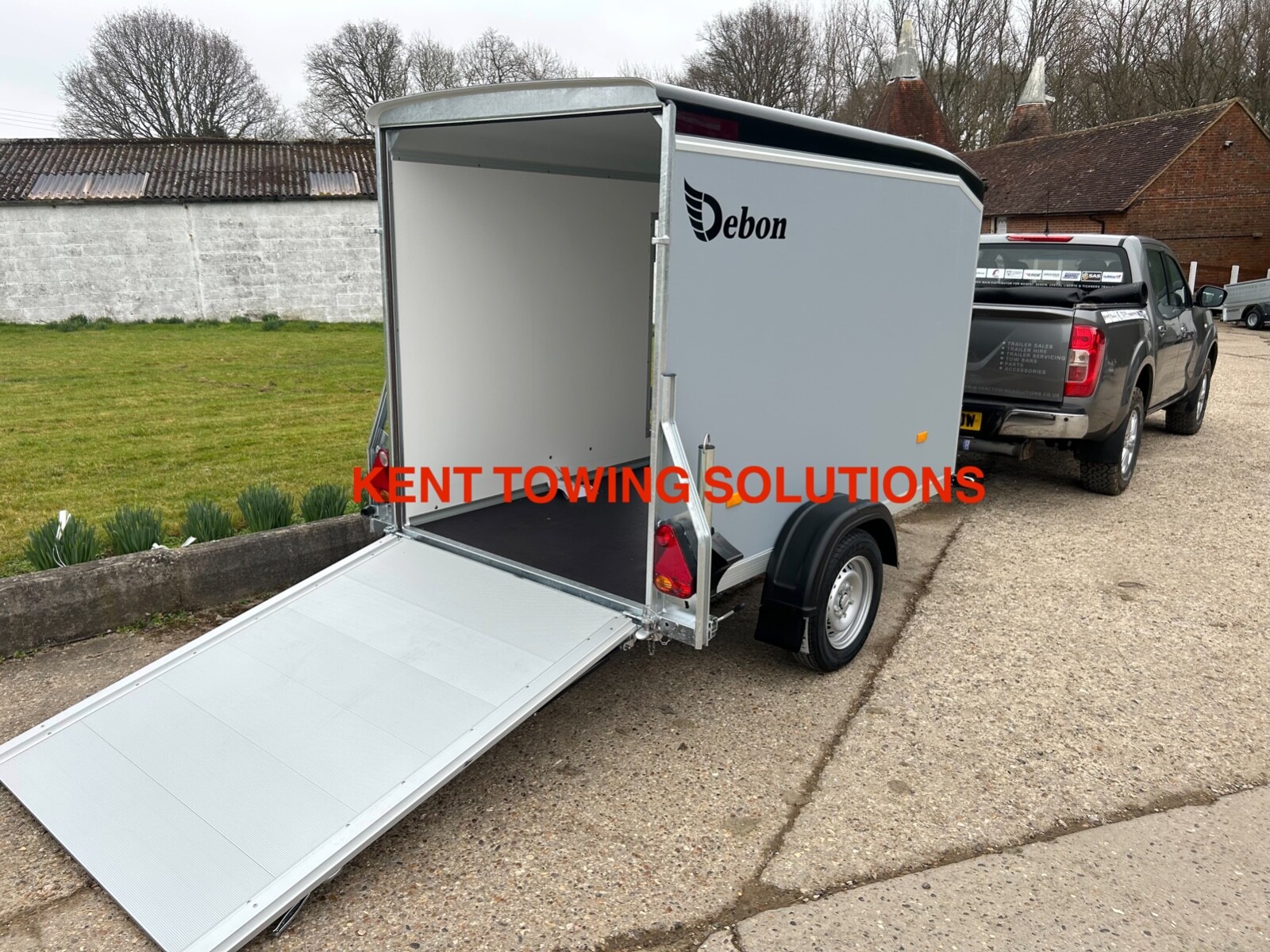 New Debon C255 Unbraked Tow Box Van Bike Quad Trailer 750KG MGW INC VAT ...
