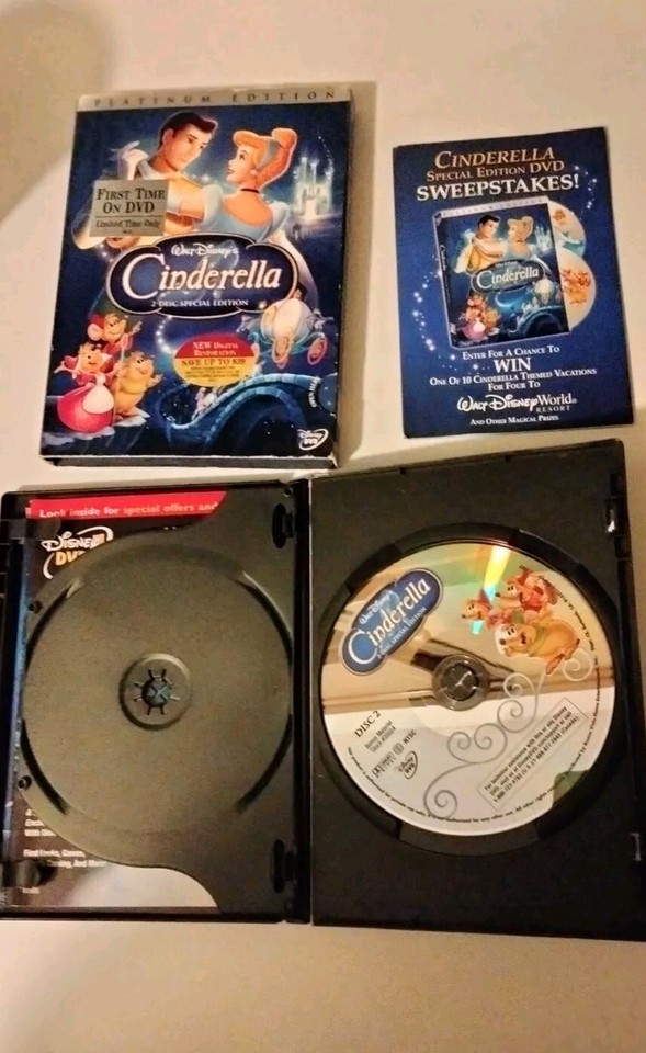 Cinderella (DVD, 2005, 2-Disc Set, Special Edition - DVD Platinum ...
