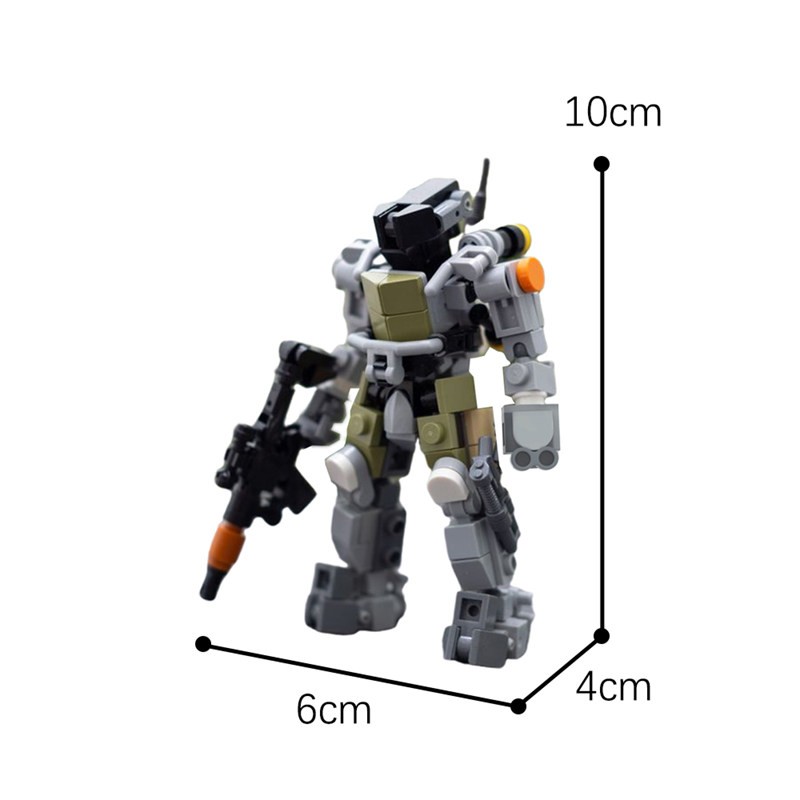 Building MOC-94380 Extreme Speed Combat Robot Mecha Infantry Toy Set | eBay