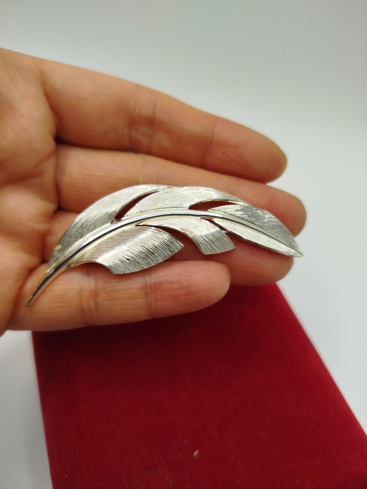 Vintage Elegant 1950's A*D 925 Sterling Silver Pin Brooch Andreas Daub ...
