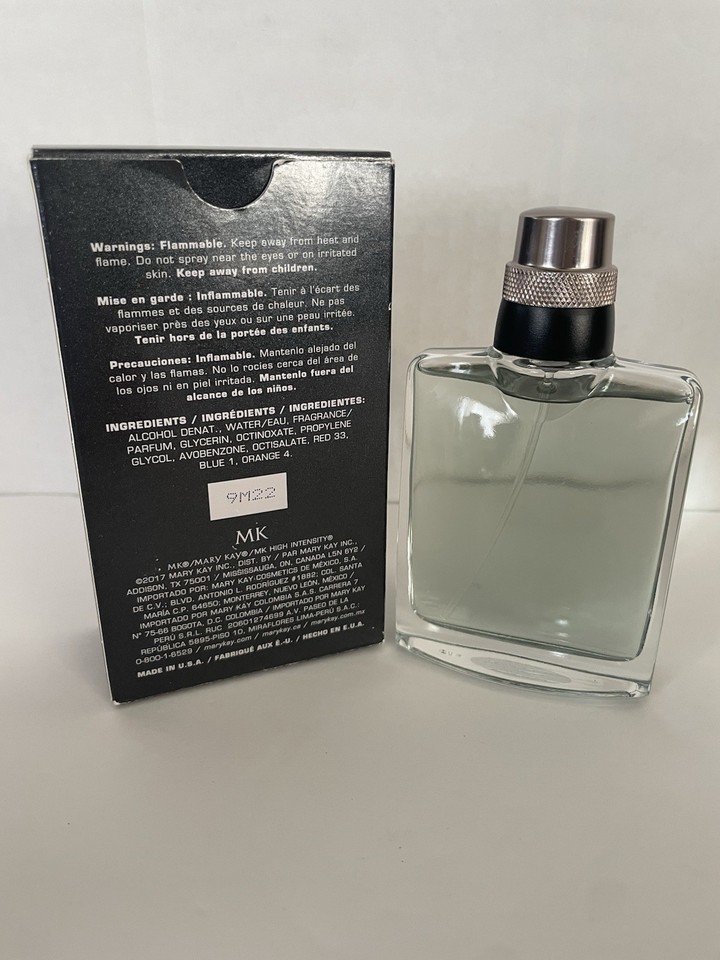 NEW IN BOX! Mary Kay HIGH INTENSITY Men’s Eau De Cologne 2.5 Oz. FREE ...