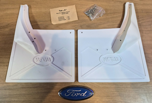 FORD ESCORT MK1 WE-GU REAR MUD FLAPS PAIR 902000 NEW OLD STOCK RARE NOW ...