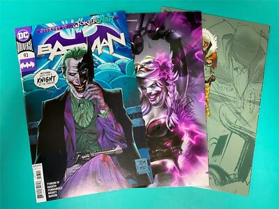 3x BATMAN # 93 Comic ~ VARIANT A B 1:25 ~ 2020 ~ 3RD SERIES ~ DC ~ NM ...