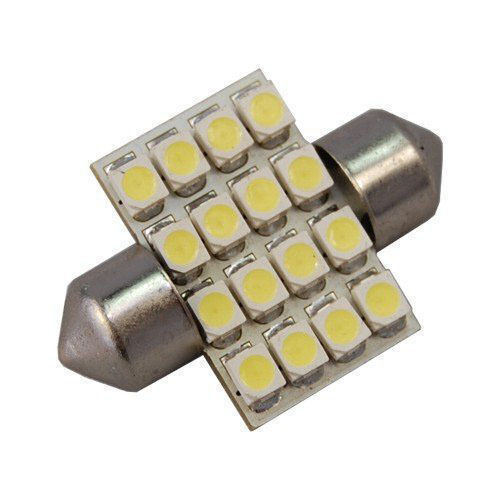 HQRP 31mm Festoon LED 16-SMD 3528 Car Interior Dome License Plate Light ...