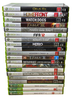 Xbox360 20 Title Ultra Mega Pack Xbox 360 Bulk Buy Bundle 7 | eBay