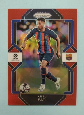 2022/23 Panini Chronicles Ansu Fati Red Prizm #212 Card /99 | eBay