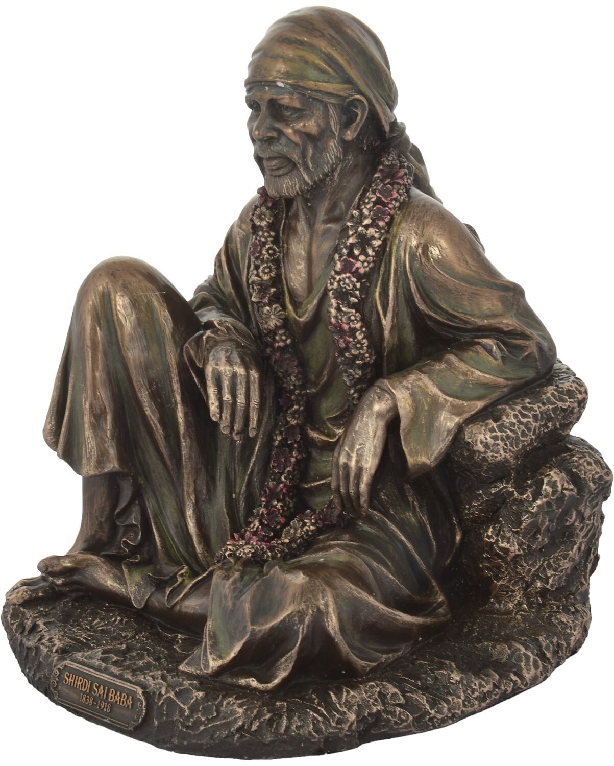 Bonded Bronze Resin Sai Baba Idol for Home Office Temple Decor | eBay