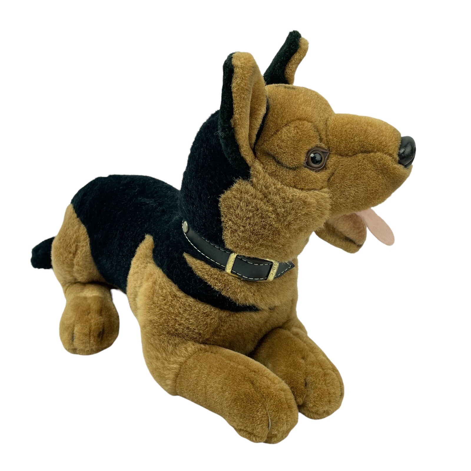 VTG 1993 Ganz German Shepherd Plush Black and Tan 15" Long Stuffed ...