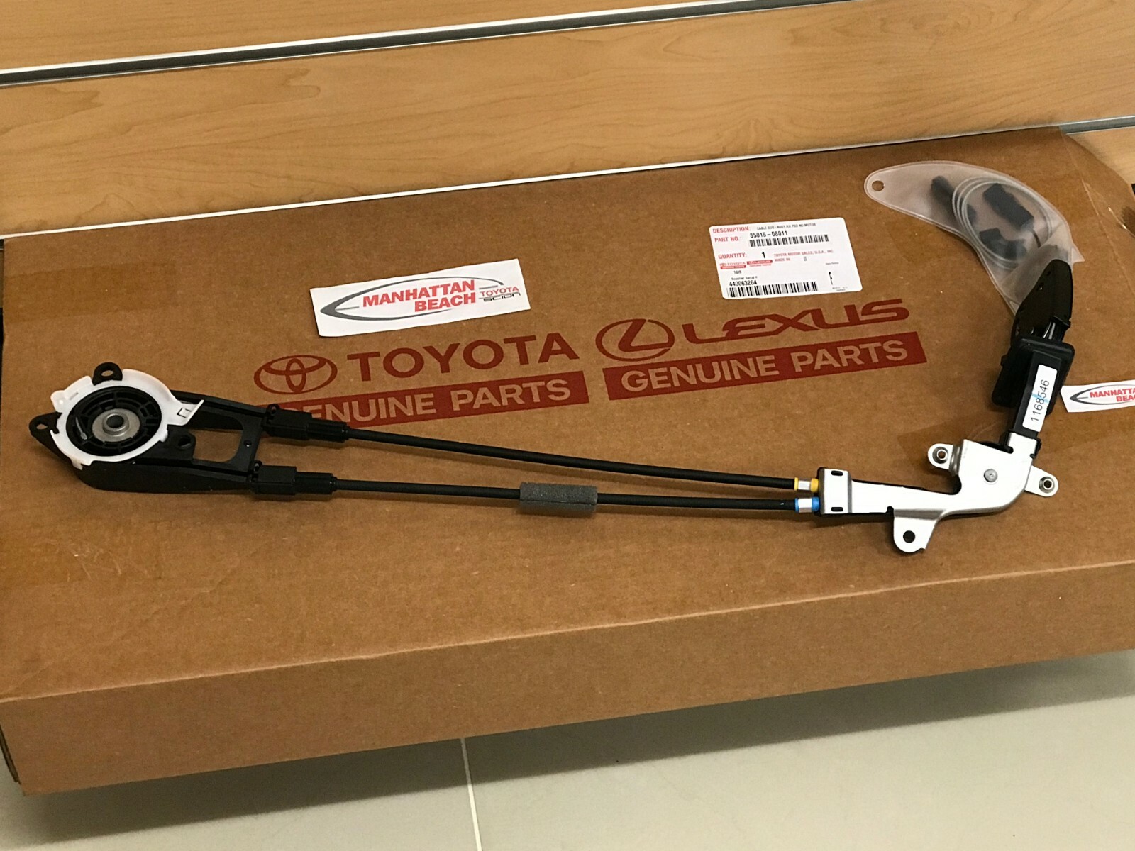 11-20 SIENNA RIGHT POWER SLIDING DOOR CABLE SUB ASSEMBLY 85015-08011 ...