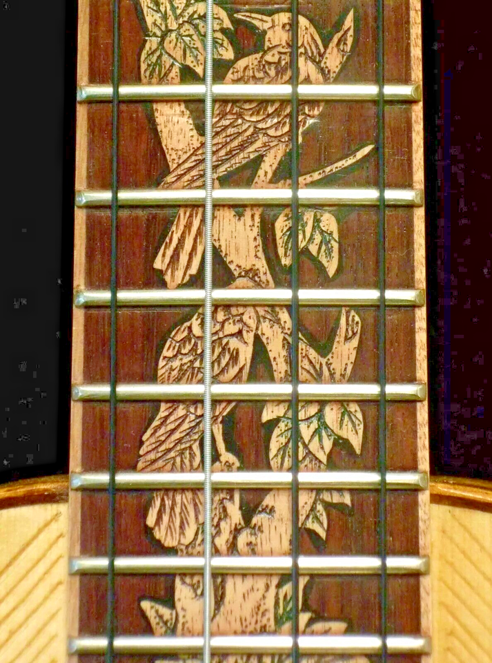 Blueberry Handmade Tenor Ukulele Bird Motif Pre-Order 90 Days | eBay