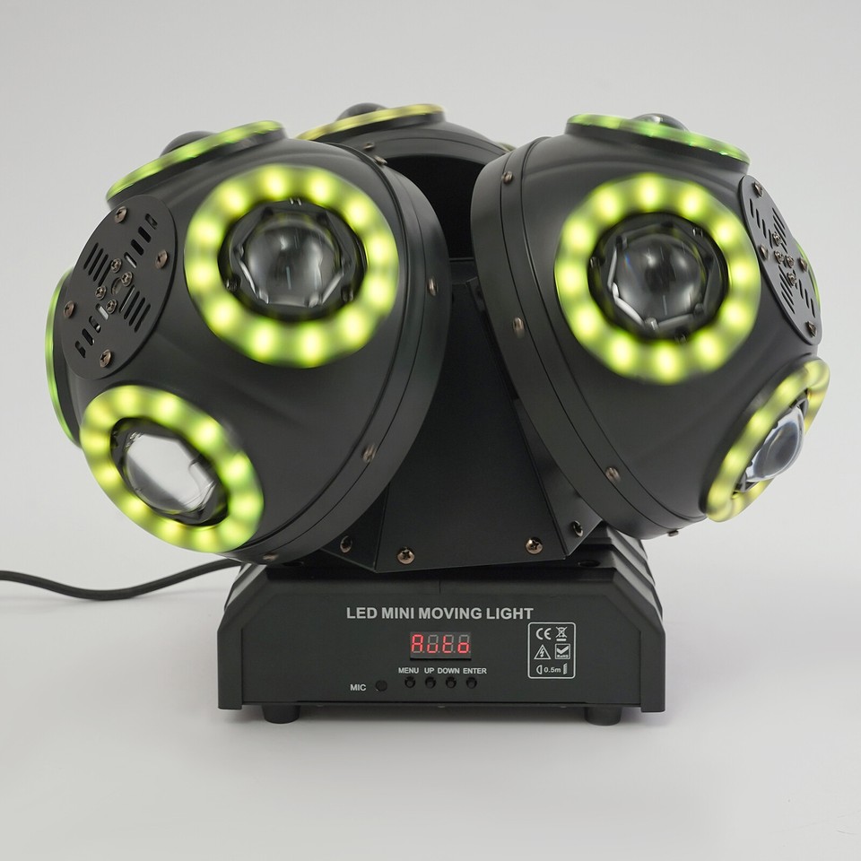 200W 12 LED Laser Moving Head Light RGBW Rotating Stage Light DMX DJ ...