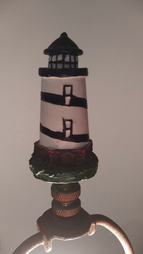 VINTAGE 1998 WEST COAST STATUARY NAUTICAL / SEA CAPTAIN LAMP... VERY ...