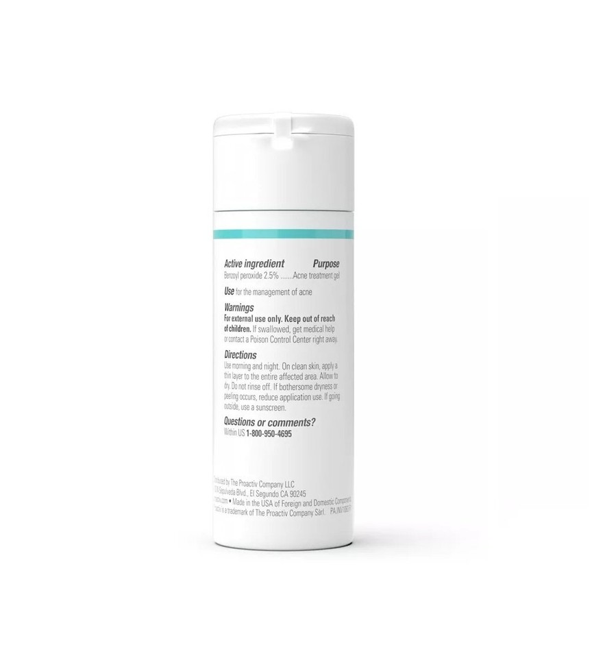 Proactiv 2.0 oz Repairing Treatment benzoyl peroxide acne medication 60 ...