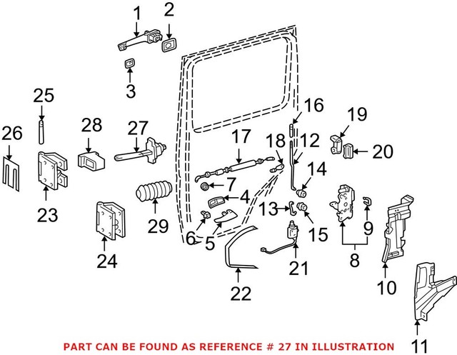Genuine OEM Door Check for MERCEDES 4637200200 for sale online | eBay