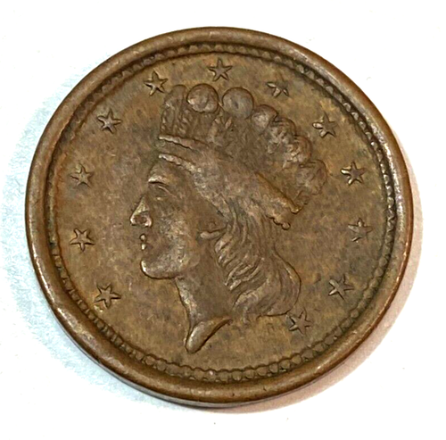 1864 Union Forever CWT Nice Original Choice XF CHRC | eBay