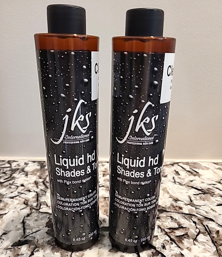 LOT OF 2 - JKS Liquid HD Demi Permanent Hair Color CLEAR - 8.45oz EACH ...
