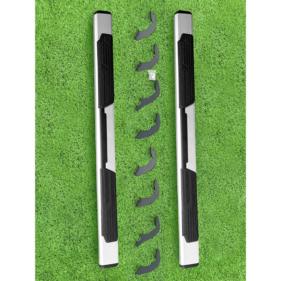 Fits for NEW 2024 2025 2024 Tacoma Dual Step Running Boards Silver SIDE ...