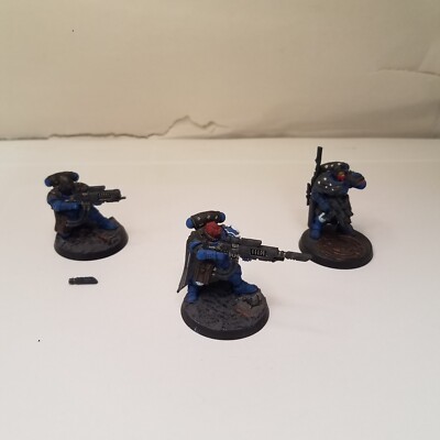 Warhammer 40k - ELIMINATORS 3x Models #2a Built, Primed, Painted | eBay