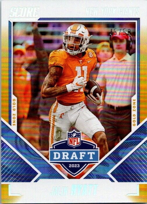 2023 SCORE NFL DRAFT GOLD ZONE PARALLEL #9 JAXON SMITH-NJIGBA 35/50 | eBay