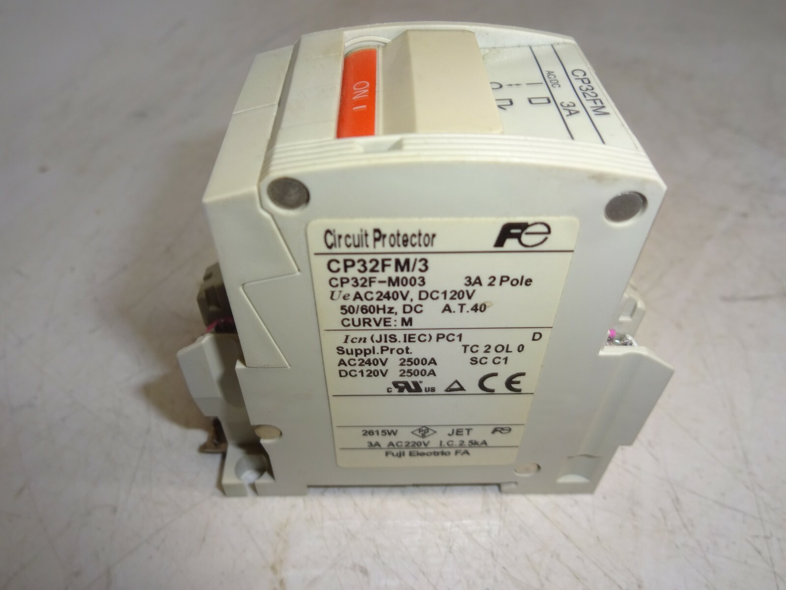 Fuji Electric Cp32fm/3 Circuit Protector 3amp | eBay