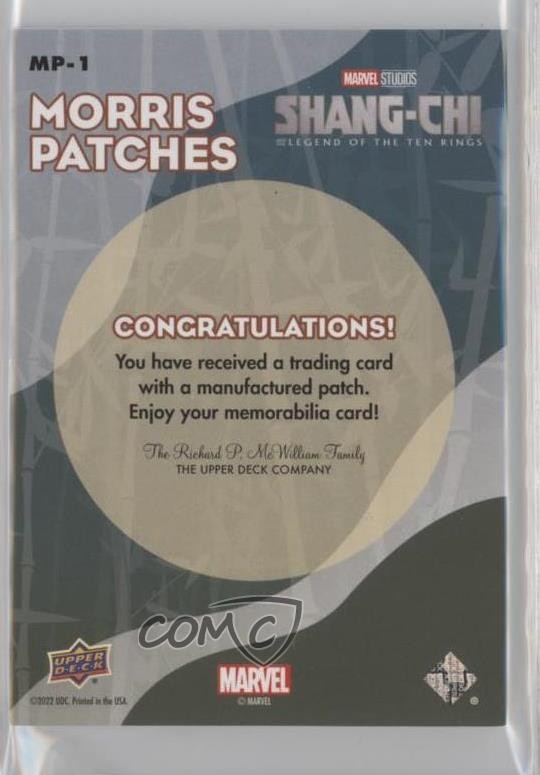 2023 Upper Deck Marvel Shang-Chi and The Legend of Ten Rings Morris ...
