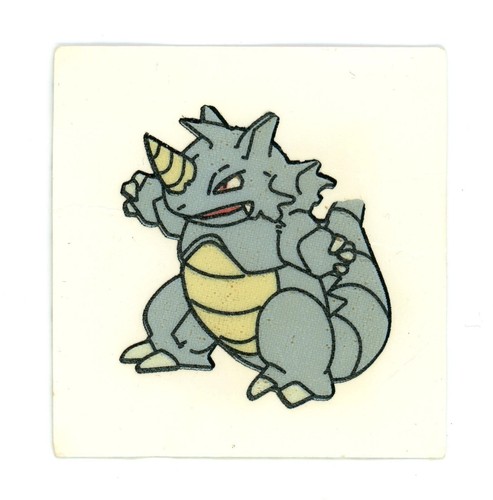 Pokemon - Rhydon - Japanese - Daiichi Pan - Sticker | eBay