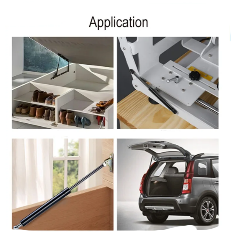 2PCS Universal Gas Locker Spring Strut 200N Telescopic Support Arm ...