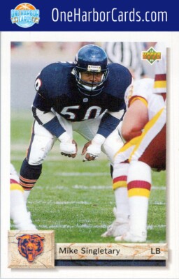 1992 Upper Deck Chicago Bears #568 Mike Singletary | eBay