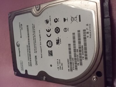 Seagate Momentus 160GB 2.5" SATA ST9160314AS Internal Laptop Hard Drive ...