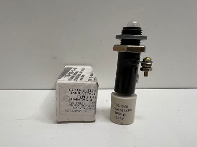 NEW OLD STOCK! GE GENERAL ELECTRIC 125V INDICATING LAMP ET-16 ...