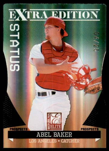 2011 Donruss Elite Extra Edition - Prospects Emerald Status Die-Cut #5 Abel Baker /25 (RC) for ...