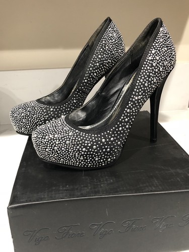Vigo Fiore Rhinestones Studded Stilettos High Heels! Size 7! | eBay