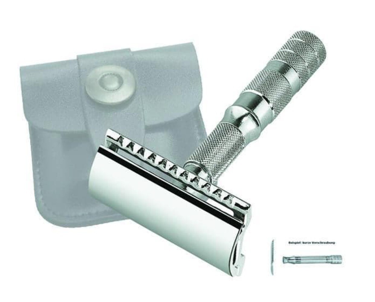 Merkur Travel Double Edge Safety Razor, Straight Cut, Chrome | eBay