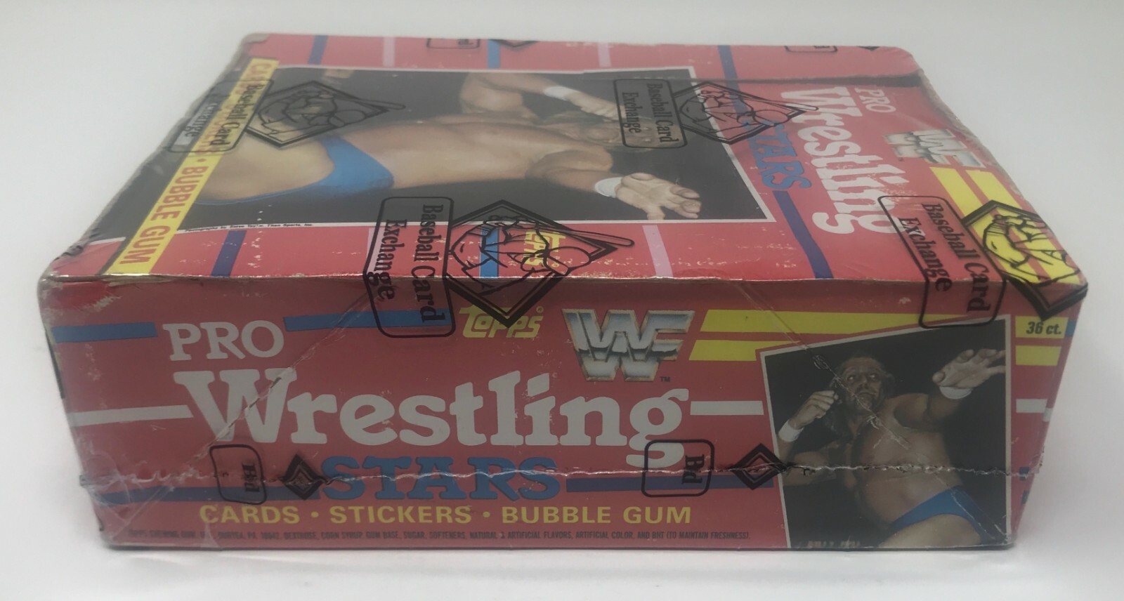 1985 WWF TOPPS Wrestling Cards BOX Sealed BBCE Hulk Hogan 36 Packs NEW ...
